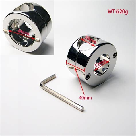 620g Testicle Balls Scrotum Pendant Stainless Steel Ball Stretchers