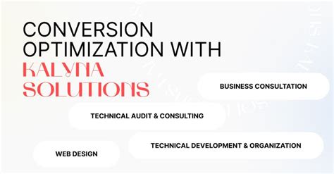 Kalyna Solutions On Linkedin Conversionoptimization Websitesuccess