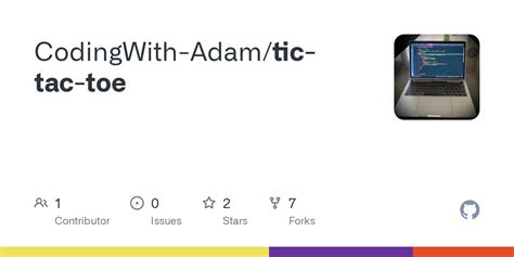 Github Codingwith Adamtic Tac Toe