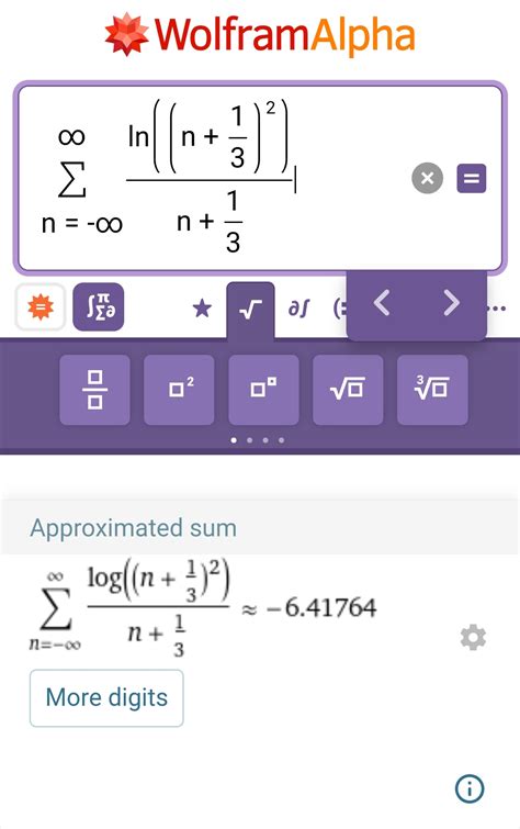 Calculus Calculate Sum Limits N Infty Infty Frac Log Left Left N