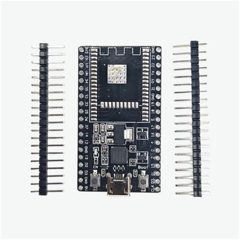 Black Esp32 Devkitc Development Board Backboard Quartzcomponents