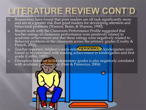 The Relationship Between Classroom Behavior And Reading Performance Ppt
