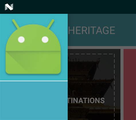 Android Navigation Drawer Above The Statusbar Should Be Opaque