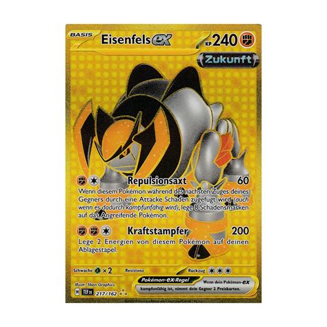 Eisenfels Ex 217162 Hyper Rare Gewalten Der Zeit Pokemon Karte Kaufen