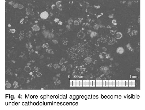 Well Preserved Spheroidal Aggregates With A Nucleus That Contains