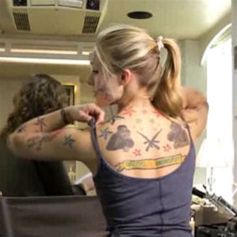 Actress Kristen Bell Tattoos