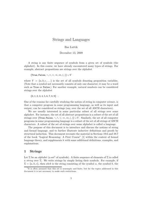 pdf strings and languages