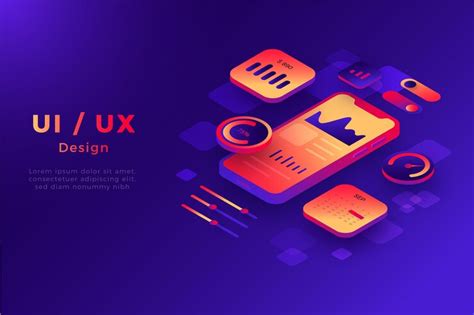 그라데이션 Uiux 배경 무료 벡터