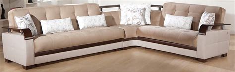 Light Brown Sectional Sofa Baci Living Room