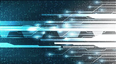 Digital Cyber Line On Technology Background 2312250 Vector Art At Vecteezy