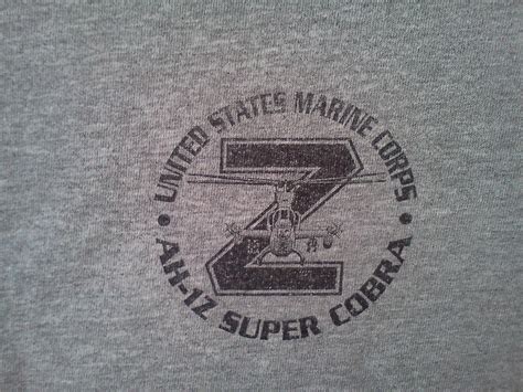 Ah 1z Cobra Helicopter Long Sleeve T Shirt Hard Charger Apparel