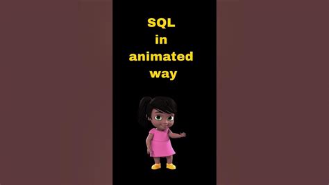 Sql In Animated Way Coders Shorts Sql Youtube
