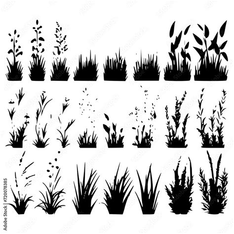 Grass Svg Grass Bundle Svg Grass Cricut Grass Clipart Grass Vector