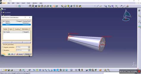 Full Tutorial On Multi Section Solid In Catia V5 Mechstuff