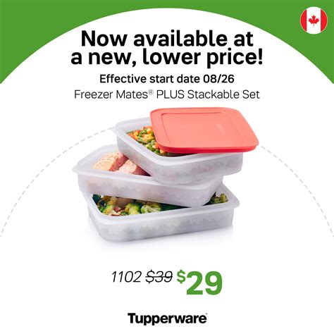 Stackable Freezer Containers By Tupperware Save Money And Food