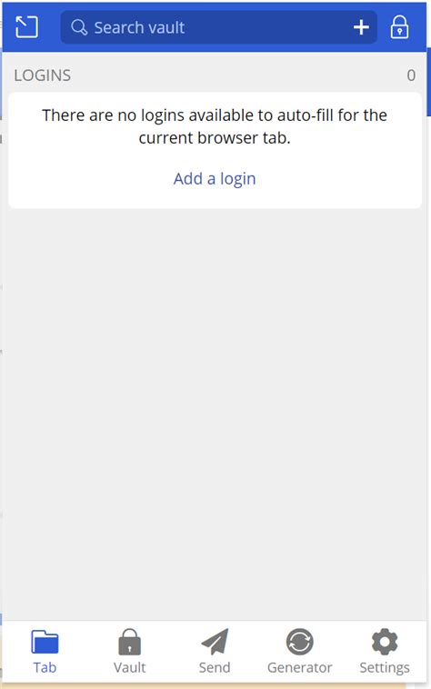 Hotkey To Lock Bitwarden Browser Extension Or Make Lock Button Visible