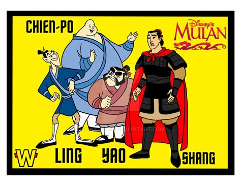 Shang Yao Ling And Chien Po From Disneys Mulan By Donandron On Deviantart