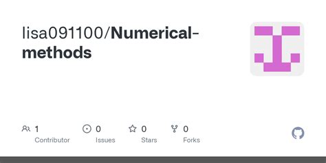 github lisa091100 numerical methods
