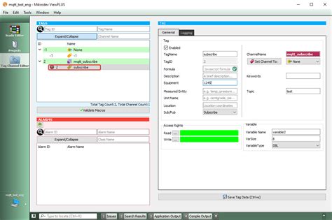 ViewPLUS SCADA MQTT Channel Definitions Application Notes Mikrodev Documentation