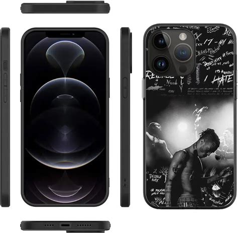 Funda De Tel Fono Rip Forever Rap Xxx Tentacion Carcasa Negra Suave Con M Sica Para