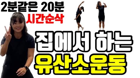 집에서 하는 관절에 무리없는 유산소운동 삐약스핏 유산소 Youtube