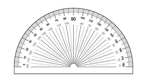 흰색 배경에 고립 된 각도기 통치자 측정 도구 각도 측정을위한 그리드 각도에 대한 스톡 벡터 아트 및 기타 이미지 각도 각도기 건축 Istock