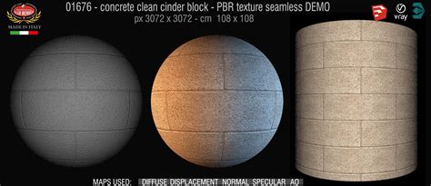Clean Cinder Block Texture Seamless 01676