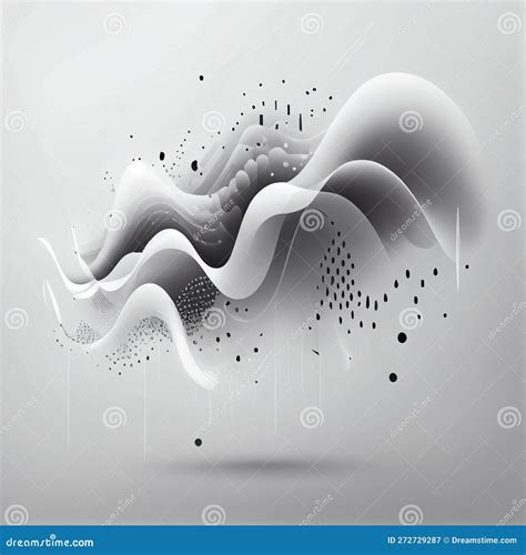 Abstract White Background With Glowing Lines And Waves Stock Illustration Illustration Of Logo
