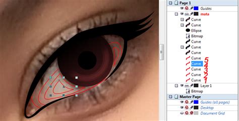 Tutorial Vector CorelDraw Bagian Mata Ver Part Tempat Sharing ARTist