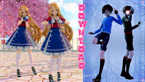 Fnaf Sl Ucn Cute Elizabeth Afton Noah Mmd Model Dl By Norinori77 On Deviantart