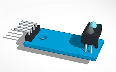 3d Design Tcrt 5000 Module Tinkercad