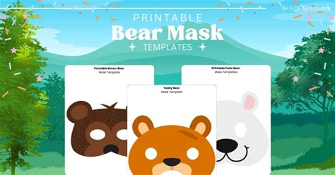 Download Free Mask Templates Animal Superhero And More