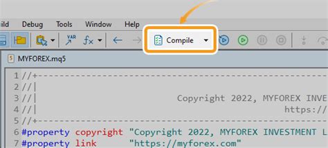 Create Expert Advisor EA MetaTrader User Guide Myforex