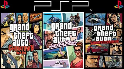 All GTA Games on PSP - YouTube