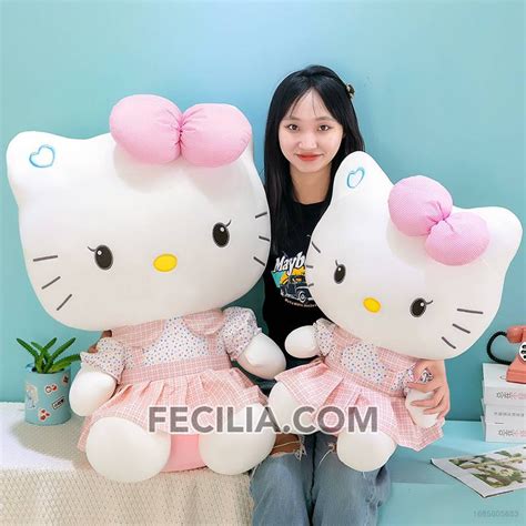 Gấu Bông Cao Cấp Thú Nhồi Bông Mèo Hello Kitty Ma753
