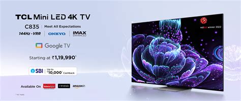 TCL Electronics Buy Home Appliances Entertainment TCL India