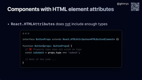 Typescript Patterns For Better React Components Speaker Deck