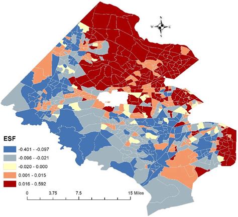 estimated random effects re and eigenvector spatial filtering esf download scientific