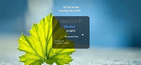 Github Divija Sriweather App