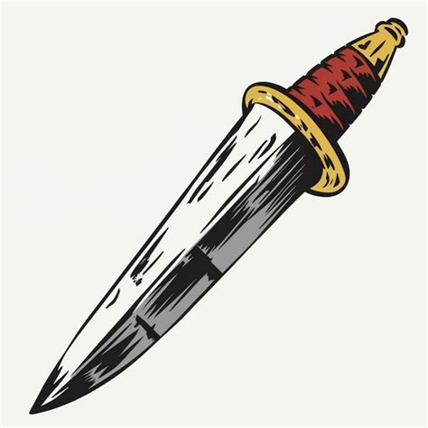 Premium Vector Battle Axe Medieval Vector Illustration