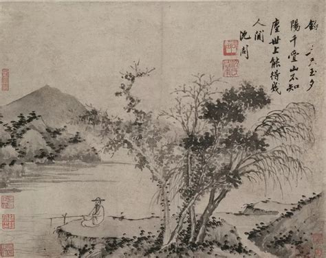 沈周山水画册页 周山水长卷 周山水小品 第2页 大山谷图库