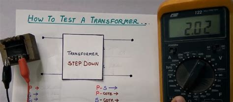 How To Test A Transformer With A Multimeter Step Guide