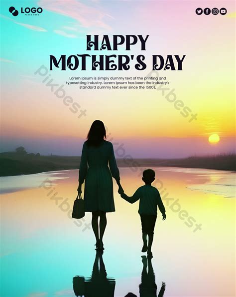 ภาพสำหรับคุณแม่ที่ดีที่สุดเท่าที่เคยมีมา ดาวน์โหลดใบปลิว Psd สำหรับการเฉลิมฉลองวันแม่ของคุณ เท