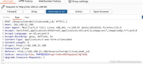 Dvwa靶场weak Session Ids（弱会话ids）全难度教程（附代码分析） Csdn博客