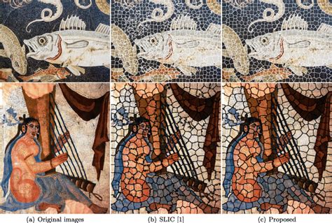 Results Of Superpixel Segmentation First Column Original Images Download Scientific Diagram