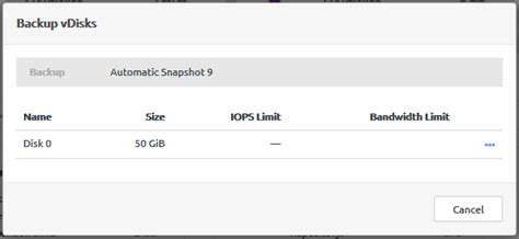 View Vdisks For A Backup Thinkagile Cp Lenovo Docs