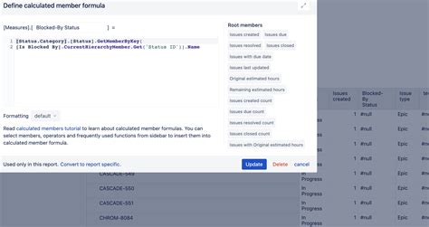 Epics With Is Blocked By Issues Not Working Questions And Answers Eazybi Community