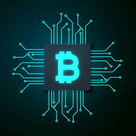 Technology Style Bitcoin Vector Background Download Free Vector Art