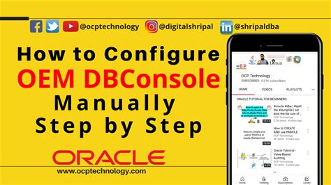 OEM Dbconsole Manually Configuration ORACLE DB CONSOLE