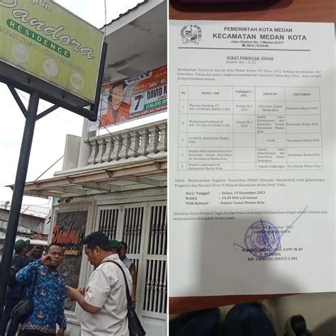 Bukan Razia Tempat Prostitusi Tim Gabungan Medan Kota Data Sejumlah Penginapan